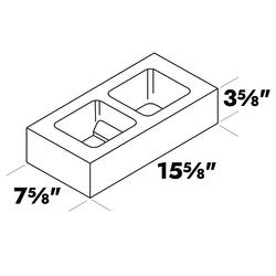 8 x 4 x 16 Half-High Construction Block at Menards®