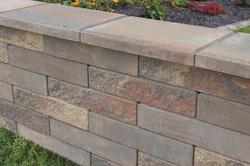 4 x 20 Autumn Blend Kendall Splitface Freestanding Wall Block at Menards®