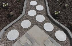 14" Charcoal Wetcast Round Patio Block at Menards®