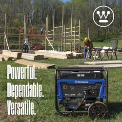 Westinghouse 7,500 Running 9,500 Starting Watt Gasoline Portable ...
