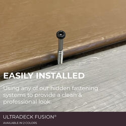 UltraDeck Fusion® 8' Coastal Cedar Low-Maintenance Composite Decking at ...