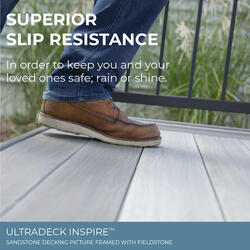 UltraDeck Inspire® 8' Spanish Cedar Low-Maintenance Composite Decking ...
