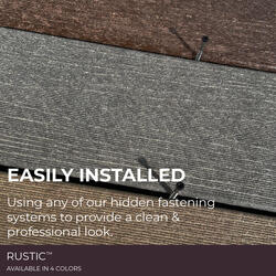 UltraDeck® Rustic™ 8' Gray Low-Maintenance Composite Decking at Menards®