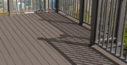 UltraDeck® Rustic™ 8' Gray Low-Maintenance Composite Decking at Menards®