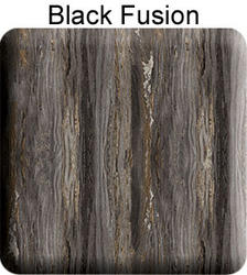 CustomCraft Countertops® Group A Laminate 30" x 96" Black Fusion ...