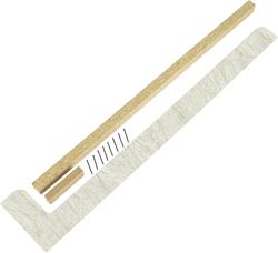 CustomCraft Countertops® White Cascade Laminate Countertop Endcap Kit ...
