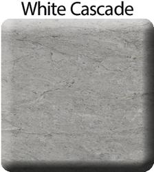 CustomCraft Countertops® White Cascade Laminate Countertop Endcap Kit ...