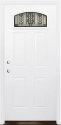 Mastercraft® Morrison 36"W x 80"H Primed Steel More Lite Composite ...