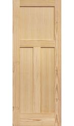 Mastercraft® 30"W x 80"H Pine 3-Panel Mission Interior Door Only at ...