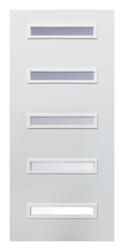 Mastercraft® 32"W x 80"H Primed Steel 5 Lite Exterior Door Only at Menards®