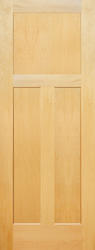 Mastercraft® 30"W x 80"H Maple 3-Panel Mission Interior Door Only at ...