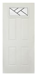 Mastercraft® Cascade 32"W x 80"H Primed Steel Top Lite Exterior Door ...