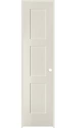Mastercraft® 18"W x 80"H Primed 3-Panel Equal Prehung Interior Door ...