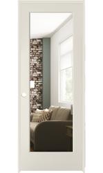 Mastercraft® 28"W x 80"H Primed 1-Lite Prehung Interior Door - Right ...