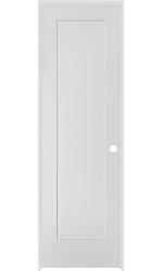 Mastercraft® 24"W x 80"H Brite White 1-Panel Prehung Interior Door ...