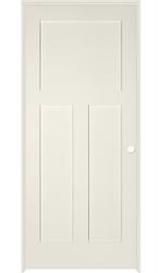 Mastercraft® 32"W x 80"H Primed 3-Panel Mission Prehung Interior Door ...