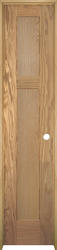 Mastercraft® 18"W x 80"H Oak 3-Panel Mission Prehung Interior Door ...