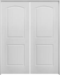 Mastercraft® 60"W x 80"H Brite White 2-Panel Arch Prehung Interior ...