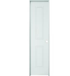 Mastercraft® 18"W x 80"H Brite White 2-Panel Square Prehung Interior ...