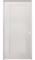 Mastercraft® 36"W x 80"H Brite White 1-Panel Prehung Interior Door ...