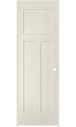 Mastercraft® 24"W x 80"H Primed 3-Panel Mission Prehung Interior Door ...