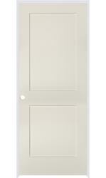 Mastercraft® 30"W x 80"H Primed 2-Panel Prehung Interior Door - Right ...