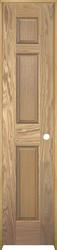 Mastercraft® 18"W x 80"H Oak 6-Panel Prehung Interior Door - Left ...