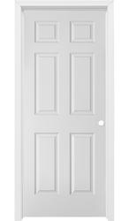 Mastercraft® 30"W x 80"H Brite White 6-Panel Split Jamb Prehung ...