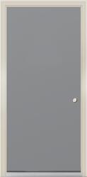 Commander® 36"W x 80"H Primed Steel Flush Prehung Exterior Door - Left ...
