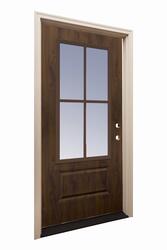 Mastercraft® 36"W x 80"H Dark Oak Woodgrain Steel External Grille Three ...