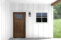 Mastercraft® 32"W x 80"H Dark Oak Woodgrain Steel External Grille ...