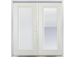 Mastercraft® 72"W x 80"H Primed Steel Internal Blinds Full Lite ...