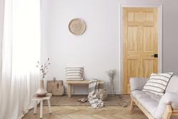 Mastercraft® 32"W x 80"H Pine 6-Panel Prehung Interior Door - Right ...