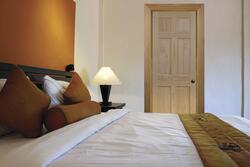 Mastercraft® 32"W x 80"H Pine 6-Panel Prehung Interior Door - Right ...