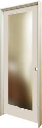 Mastercraft® Satin 28"W x 80"H Primed 1-Lite Prehung Interior Door ...