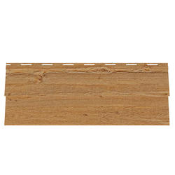 20' Double 4" Rough Sawn Natural Cedar Woodgrain Steel Lap Siding at ...