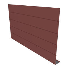 12' Colonial Red Steel L-10 Fascia at Menards®
