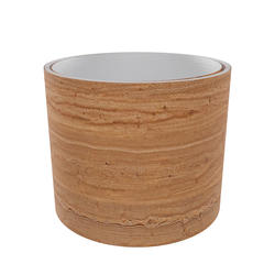 18" x 50' Rough Sawn Natural Cedar Painted Steel Woodgrain Trim Coil at ...