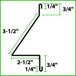 10' Copper Color Pro-Rib Universal Snow Bar at Menards®