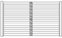 Horse Stall Partition Section at Menards®