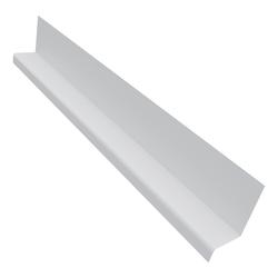 5/8" x 10' White Steel Z Flashing at Menards®