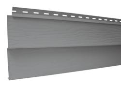 16' 8" Designer Double 4" Matte Dover Gray Steel Lap Siding at Menards®