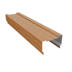 4 x 4 x 8' Rough Sawn Natural Cedar Post Cover at Menards®