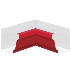Premium Pro-Steel® 6" Brite Red Gutter Inside Corner at Menards®