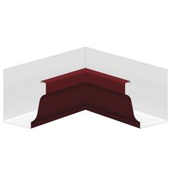 Premium Pro-Steel® 6" Burgundy Gutter Inside Corner at Menards®