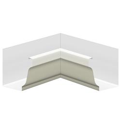 Premium Pro-Steel® 6" Pinewood Gutter Inside Corner at Menards®