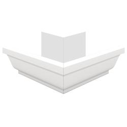 Premium Pro-Steel® 6" Ash Gray Gutter Outside Corner at Menards®