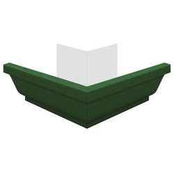 Premium Pro-Steel® 6" Emerald Green Gutter Outside Corner at Menards®
