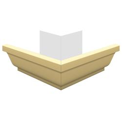 Premium Pro-Steel® 6" Tan Gutter Outside Corner at Menards®