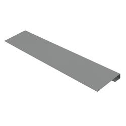 12' White Steel Soffit J-Trim at Menards®